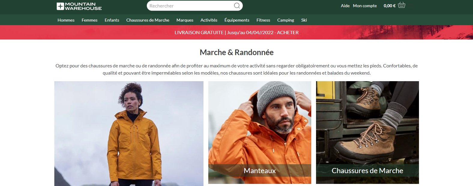 Les 10 meilleurs sites pour acheter du matériel de randonnée