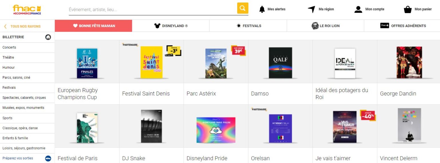 Les 10 meilleurs sites de réservation de spectacle, concert et autre