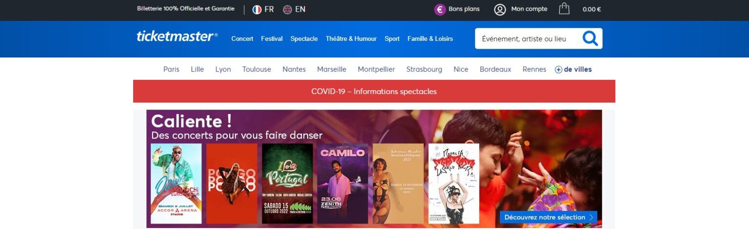 Les 10 meilleurs sites de réservation de spectacle, concert et autre