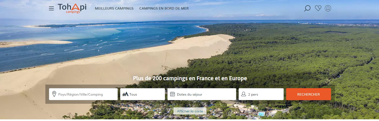 Les 10 meilleurs sites de réservation de camping en 2026