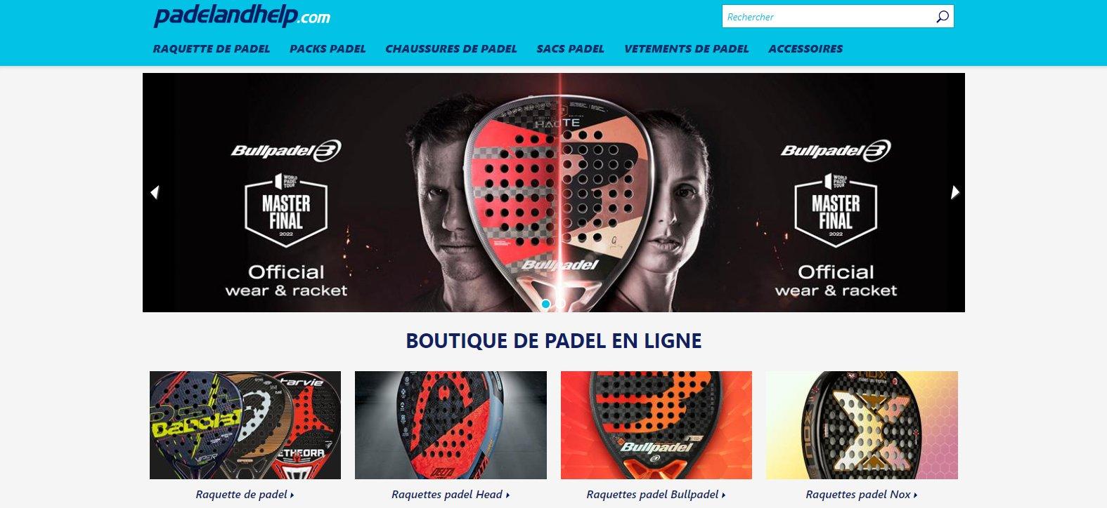 Les 10 meilleurs magasins de padel en ligne