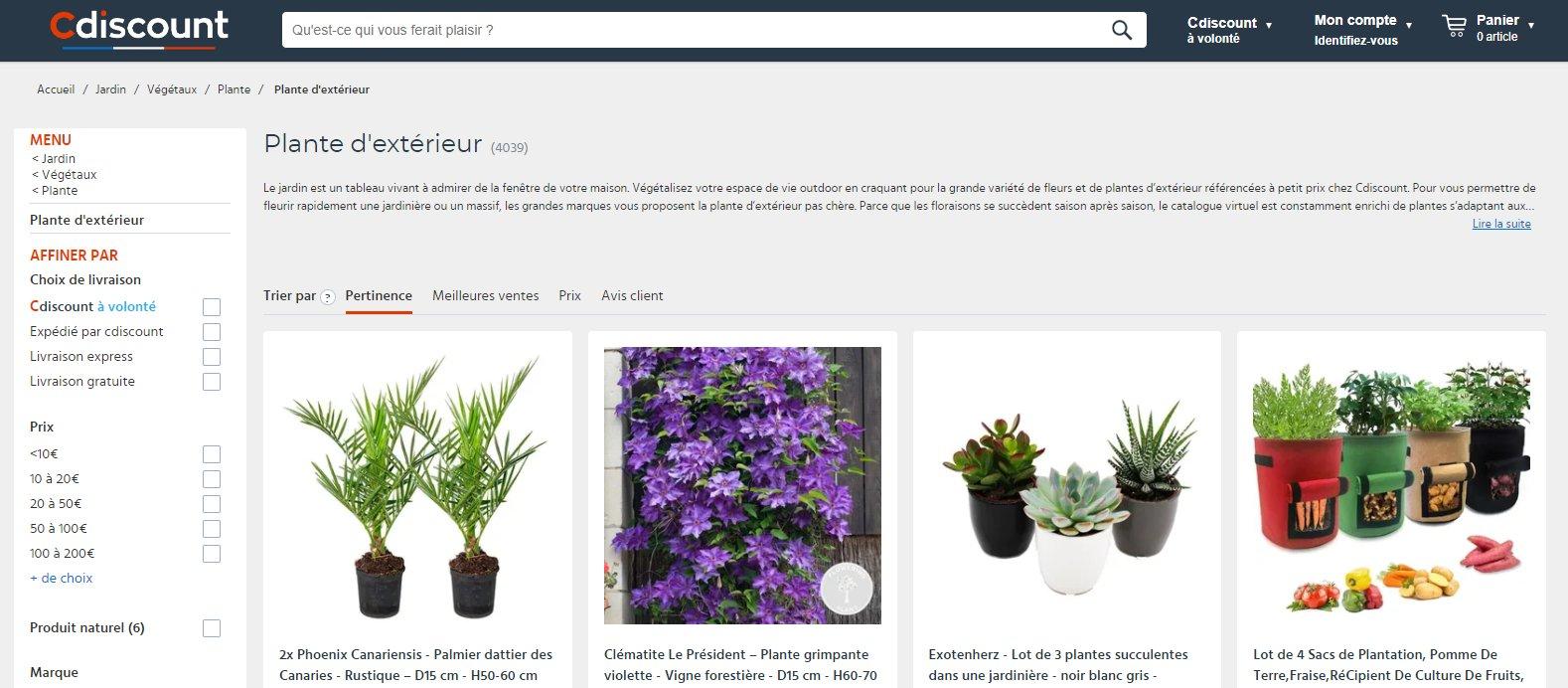 Les 10 meilleurs sites pour acheter des plantes en ligne