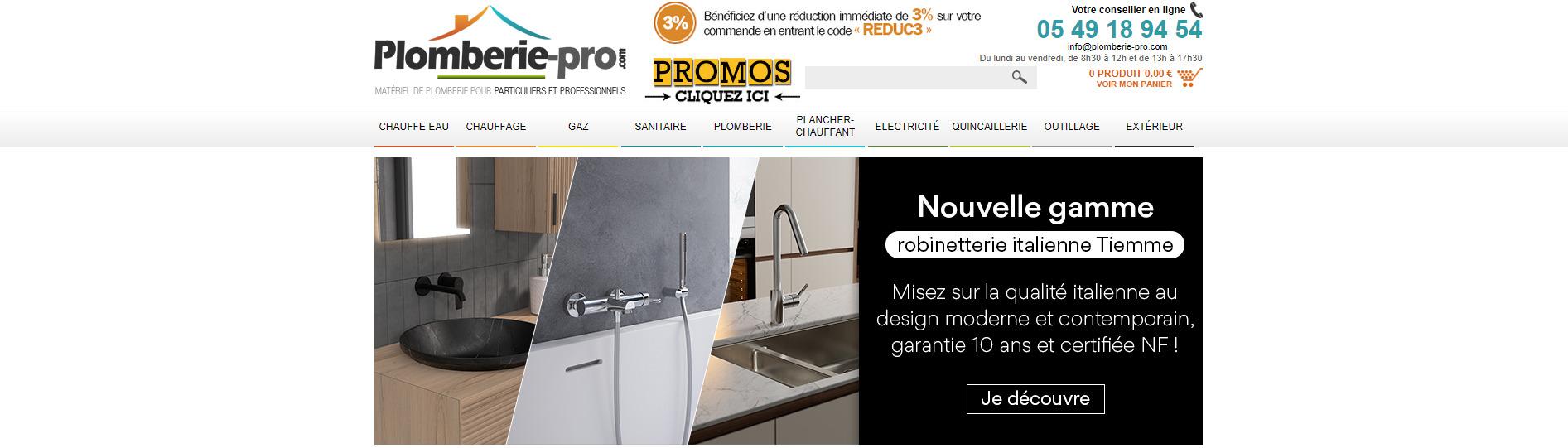 Les 10 meilleurs magasins de plomberie en ligne