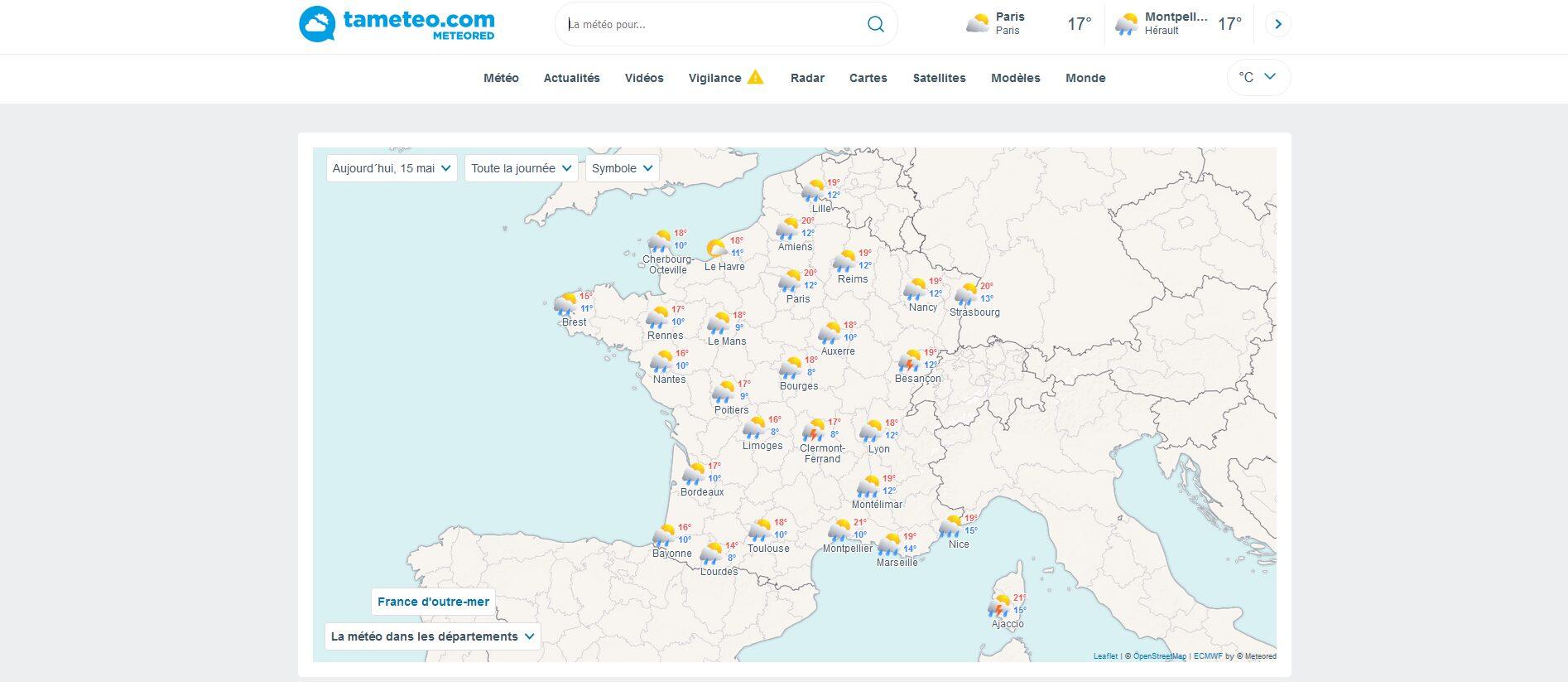 Les 10 meilleurs sites météo fiables et précis